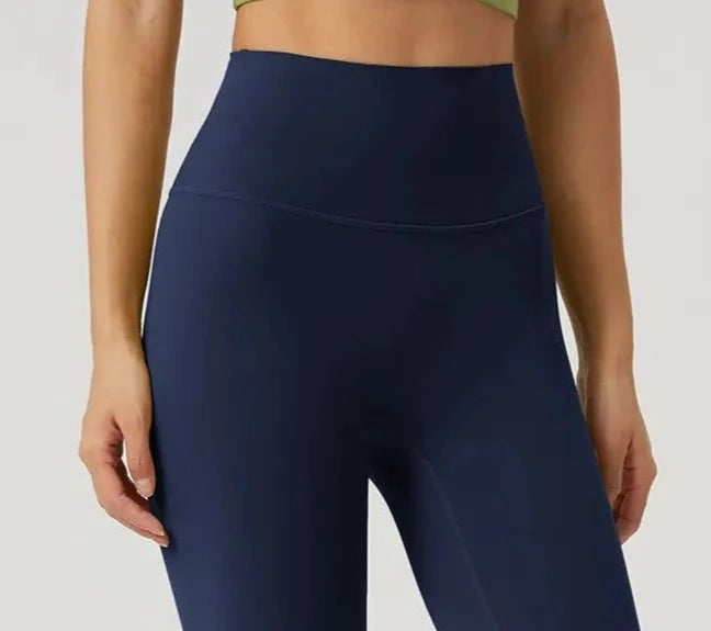 Dark blue yoga leggings | Amazing quality | Elastic material » Yoga Props